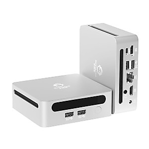 GenMachine Mini PC AMD Ryzen™ 7 5700U (Up to 4.3GHz), Barebone, Use as Home Theater, Workstation, Server,Home Automation, Surveillance and Security System
