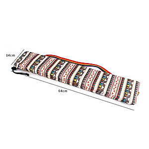 DYNWAVE Portable Carrying Bag for Climbing Sticks Walking Trekking Hiking Poles, Outdoor Camping Backpacking Tent Poles Rods Storage Carrier Pouch Case