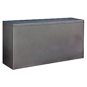 Global Industrial 50 Drawer Cabinet, Steel, 36x9x17-3/4
