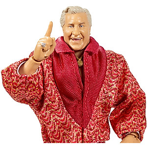 WWE MATTEL Elite Collection Classy Freddie Blassie Deluxe Action Figure with Realistic Facial Detailing, Iconic Ring Gear & Accessories