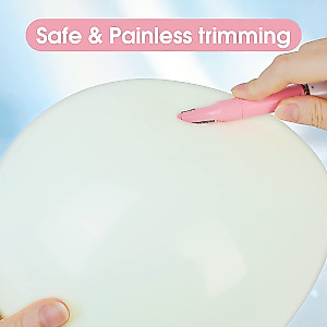 TOUCHBeauty Nose Hair & Eyebrow Trimmer for Women 2IN1 Facial Hair Removal Set for Nose, Chin, Upper-Lip, Peach-Fuzz Battery Operated Pink Color TB-1458