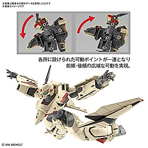 BANDAI HG 1/100 Macross Plus YF-19 1/100 Scale Color-Coded Plastic Model 2639639 [Japan Import]