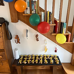 WEECUTES® Classic Winnie Baby Shower Decorations Hanging Characters for Swirl Balloon Classic Pooh Bear Birthday Party Supplies 16 Pcs