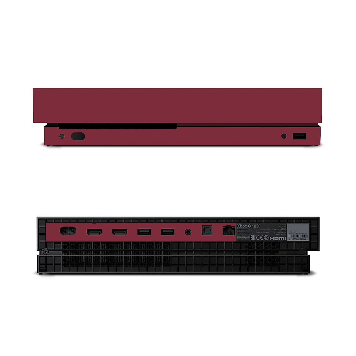 Head Case Designs Officially Licensed West Ham United FC Sweep Stroke Art Vinyl Sticker Gaming Skin Decal Cover Compatible with Xbox One X Console