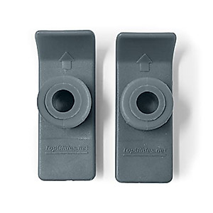 3-Pack: Walker Ski Glides for Carex Walkers - 3 Pairs (Gray)