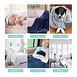 BLUBLU Cute Panda Flannel Fleece Bed Blanket Throw Blanket Lightweight Cozy Plush Blanket for Bedroom Living Rooms Sofa Couch 50"x40"