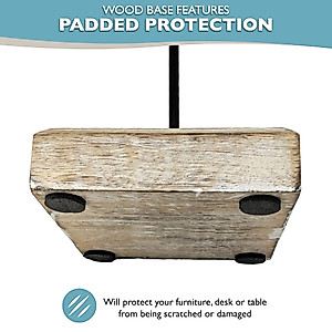 Wooden Fish Sculpture Home Decor | Handmade Beau Butter Fish Statue on Base Stand | Nautical Beach House Decor Rustic Centerpiece Table Decor for Office, Living Room (Beau Butter Fish)