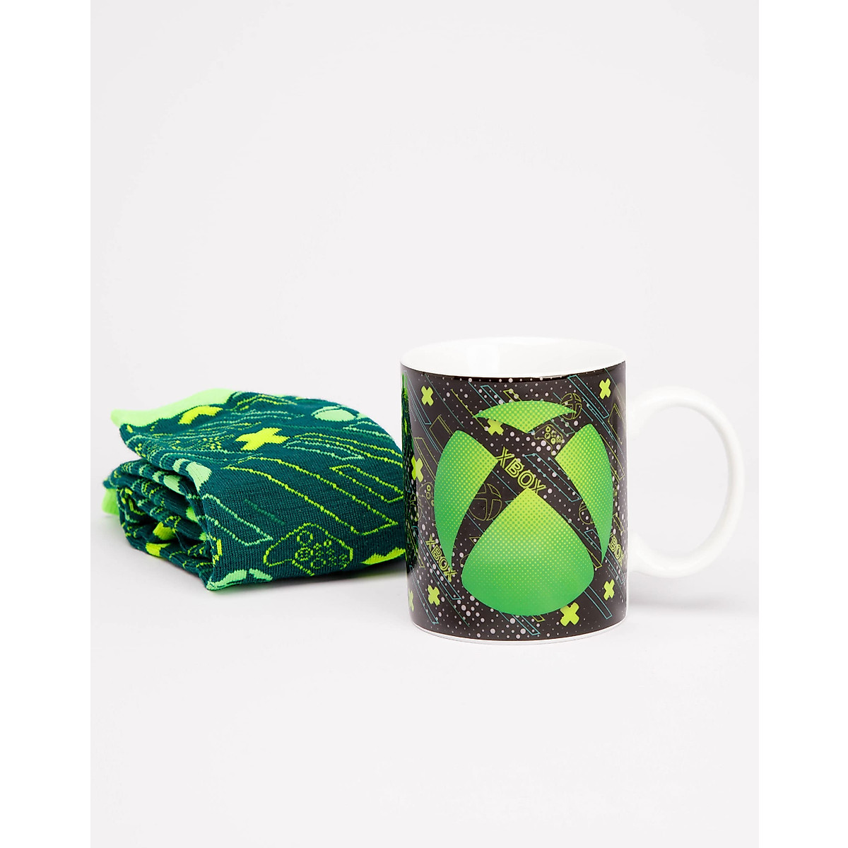 XBOX Mug And Socks One Size Gaming Controller 11oz Cup Game Gifts