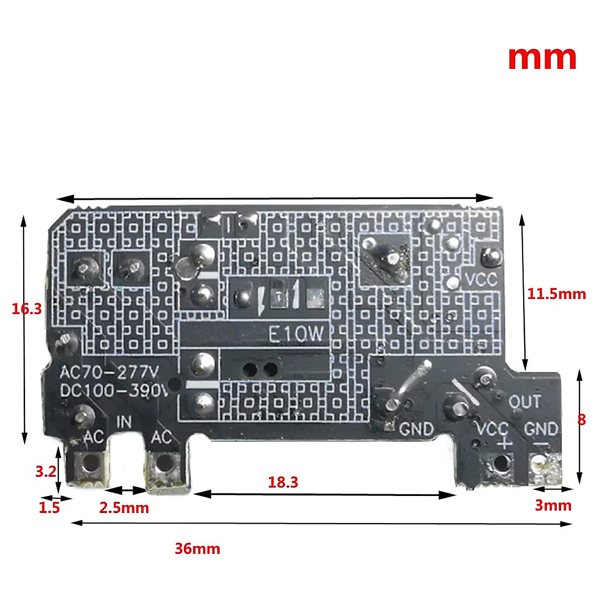 Delinx 2Pcs AC DC Converter Module Universal 110V 120V 220V 230V to DC 5V 12V Isolated Switching Power Supply Board (DC 5V 2A Version)