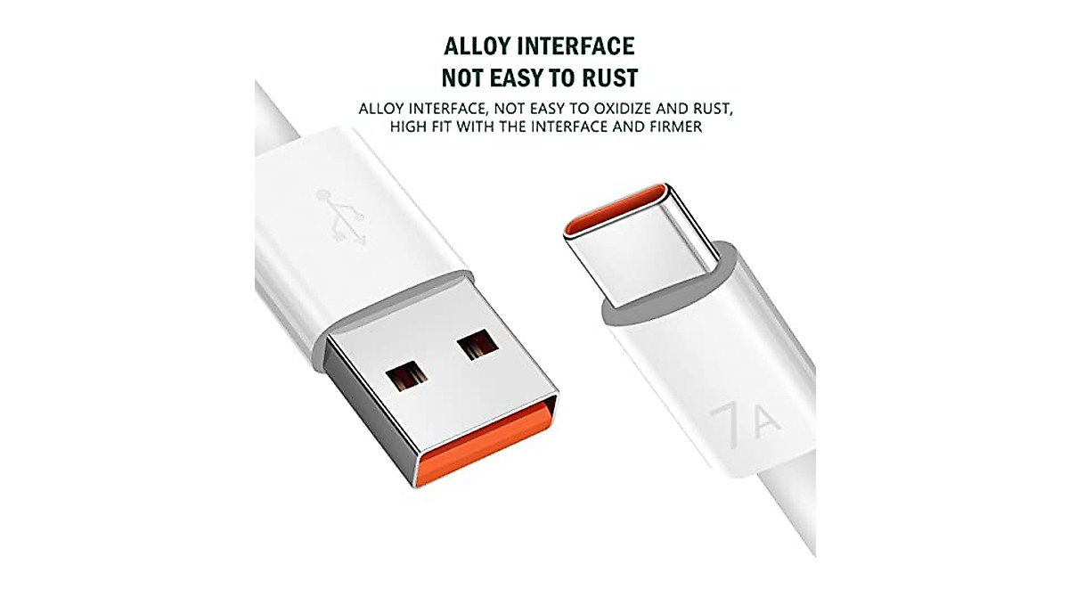 Super Fast 7A Type C USB Headphone Cord Extender