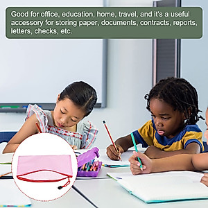 YOKIVE 6 Pack Mesh Zipper Bags, B5 Mesh File Pockets Plastic Document Pouch, Great for Office Appliances Travel Storage(Multicolor)