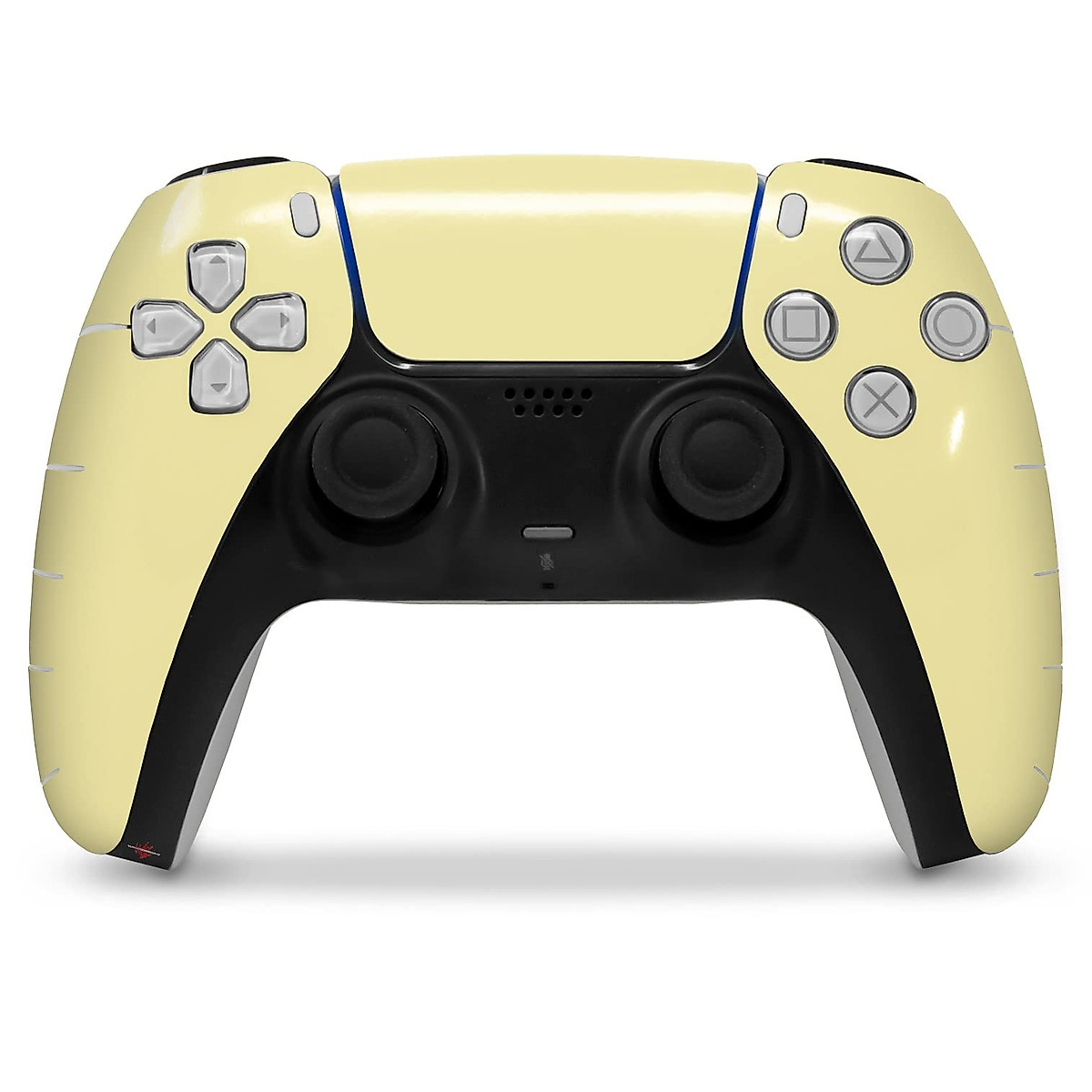 WraptorSkinz Skin Wrap compatible with Sony PS5 DualSense Controller Solids Collection Yellow Sunshine (CONTROLLER NOT INCLUDED)