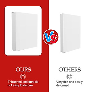 joyhalo 24 Pack Gift Boxes with Lids for Presents - White Small Large Chritsmas Gift Boxes Bulk for Clothes with Ribbon and Flowers, Assorted Sizes for Wrapping Gifts, Shirt, Gift Wrapping Supplies