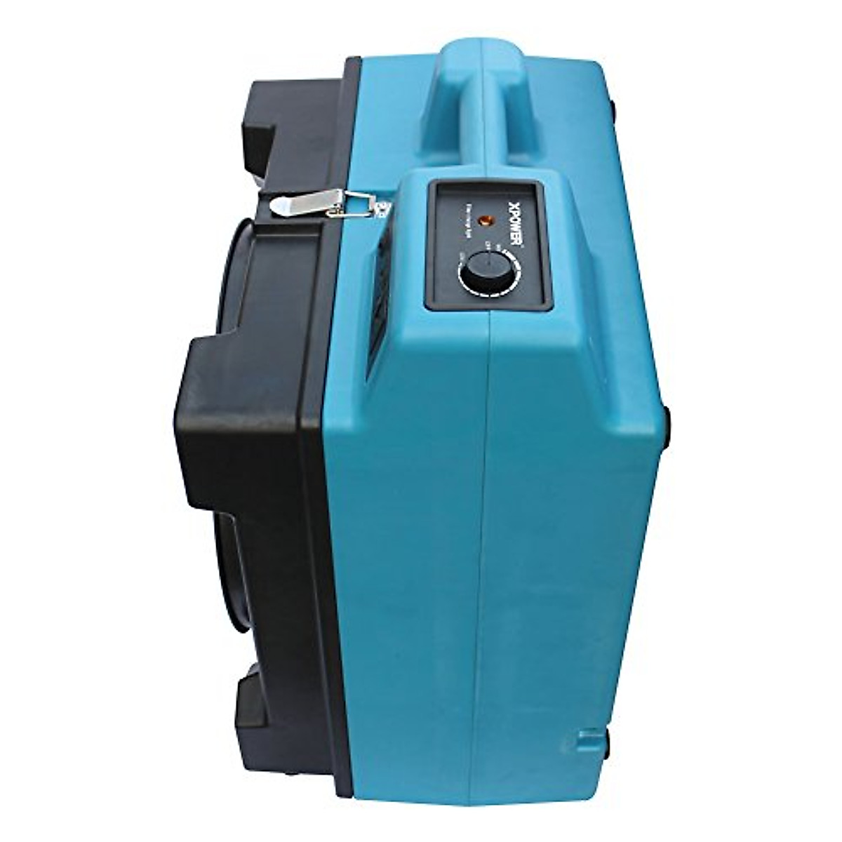 XPOWER X-3400A Air Scrubber 3 Stage Filtration, Negative Air Machine w/Power Outlets, 3 Stage Airbourne Cleaner, Scrubber HEPA Filter System for Water Damage Restoration, Commercial & Home Use, Blue