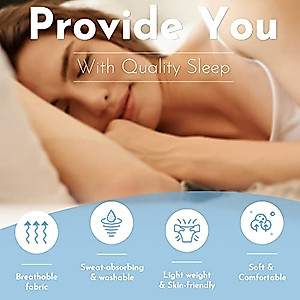 SyunsXoon F20 Replacement Headgear Compatible with ResMed AirFit F20 N10 Full Face Mask, Adjustable Comfortable Breathable Head Strap with 2 Clips