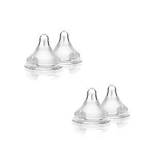 Lansinoh mOmma Medium-Flow Nipple 4-Count
