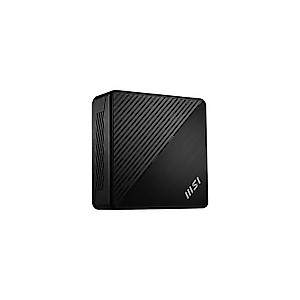 MSI Cubi N Ultrasmall PC, Intel Pentium N200, 4GB Memory, 128GB SSD, Dual Display, Windows 11 PRO Entry (ADL-005US), Black