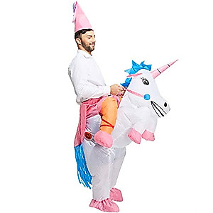 TOLOCO Inflatable Costume for Adults Unicorn Costume Blow up Costume Adult Halloween Costumes
