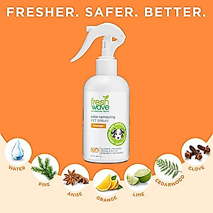 Fresh Wave Odor Removing 3-Pack 7 oz. Gel & 8 oz Orange Pet Spray