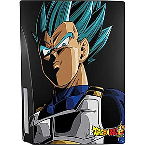 Skinit Decal Gaming Skin Compatible with PS5 Bundle - Officially Licensed Dragon Ball Super Vegeta Design