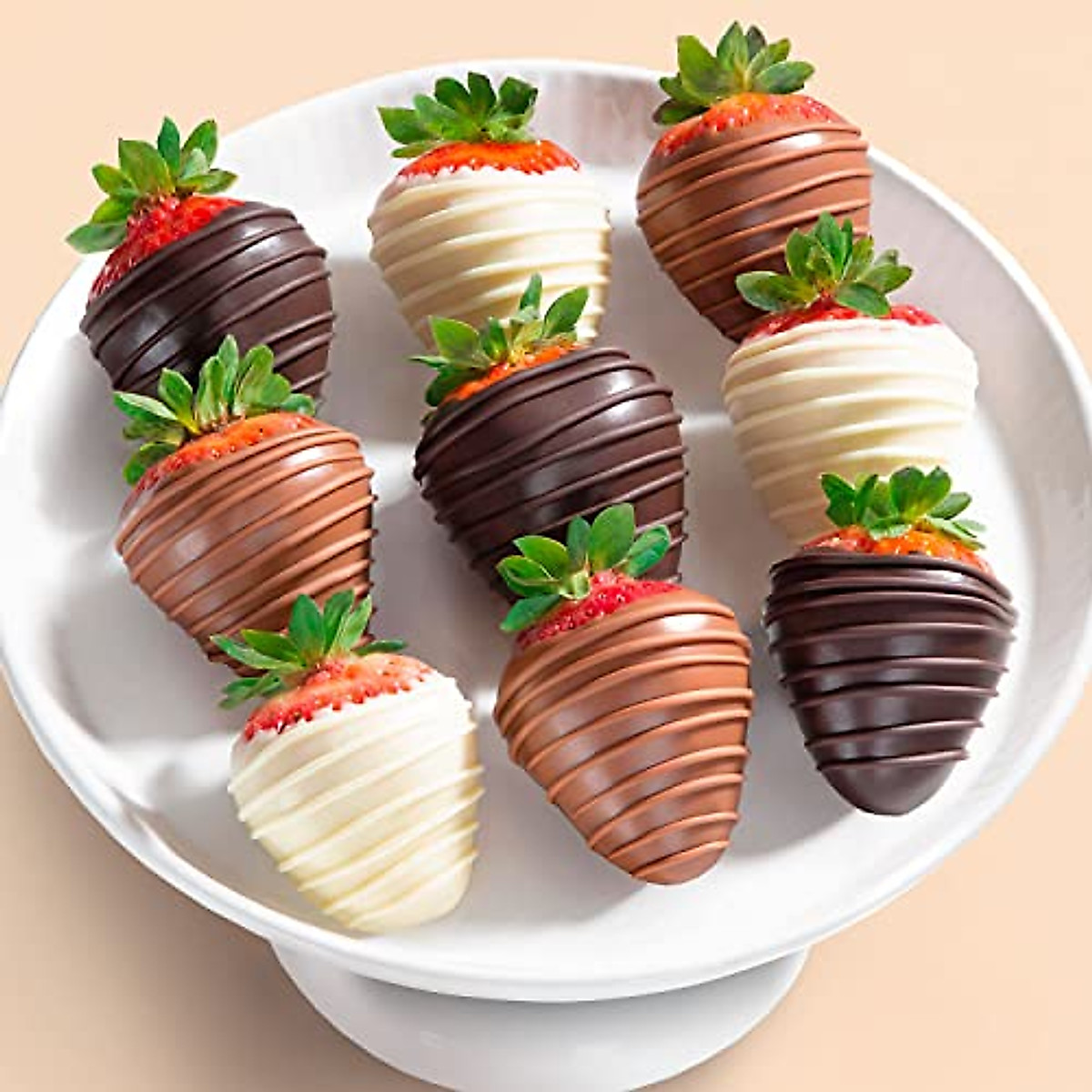 Golden State Fruit 9 Piece Chocolate Covered Strawberries, Berry Bites