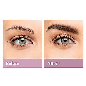 Godefroy Instant Eyebrow Color, Dark Brown, .18 ounces, 12-weeks of long lasting brow color, 3-applications per kit