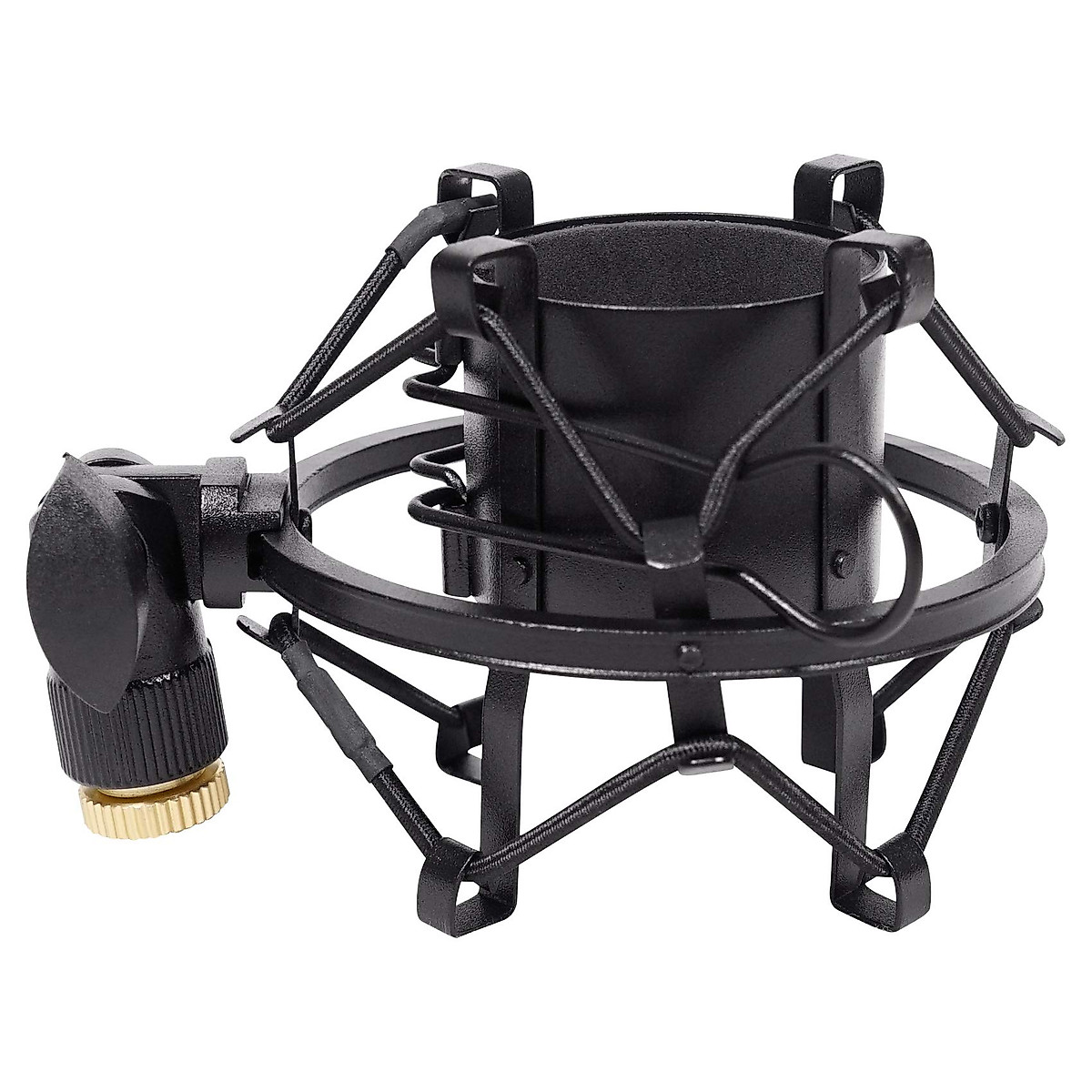 Rockville RockShock Black Studio Condenser Microphone Metal Shock Mount w/Foam