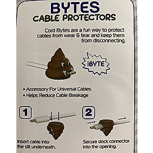 Bytes Cable Protectors Comes with 2 Protectors