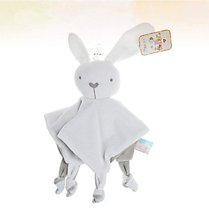 Baby Security Blanket Rabbit Elephant Security Blanket Animal Plush Stuffed Blanket for Nursery Baby Toddlers Newborn