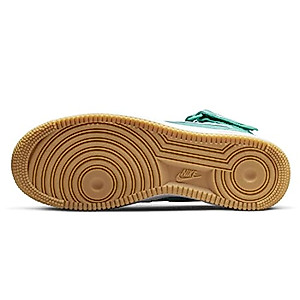 Nike mens Air Force 1 Mid Premium Shoes, Washed Teal/White-gum, 9