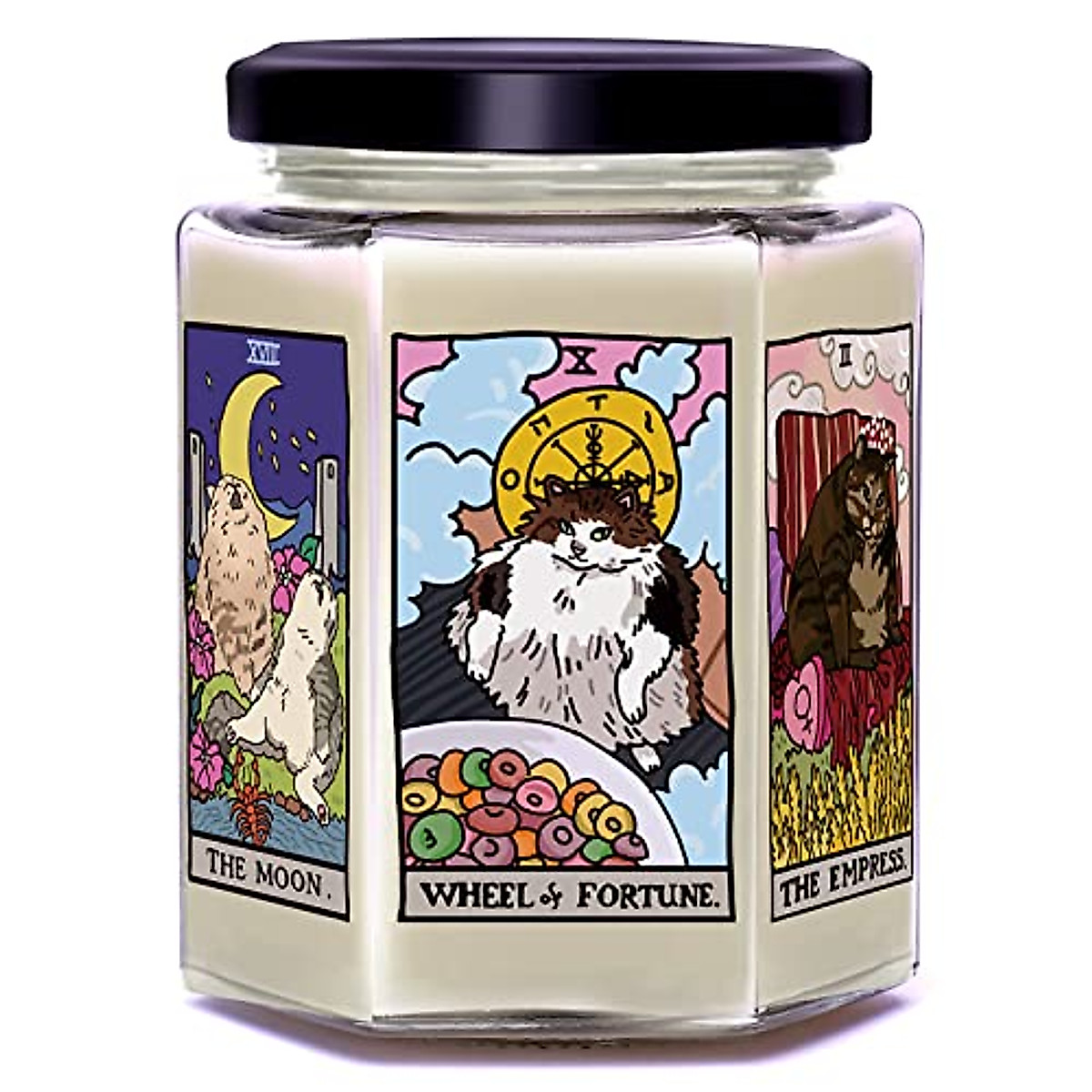Gifts for Women-Best Friend Birthday Gifts for Women-Astrology Gifts for Women-Witchy Gifts for Women-Funny Candles Gifts for Her,Sister,Mom,BFF-Tarot Cat Scented Candles Gifts for Women-8oz