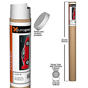 EuroGraphics Ferrari F-40 Poster, 35.75 x 11.75 inch