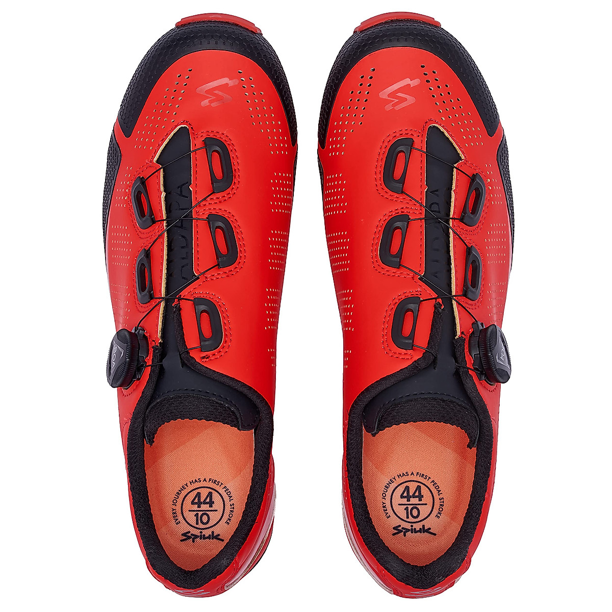 Spiuk Sportline Men's Modern ALDAPA MTB Shoe, Matte Red, men11 d(m) us=45eu