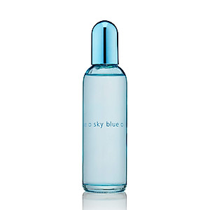 Colour Me Sky Blue by Milton-Lloyd - Perfume for Women - Chypre Floral Scent - Opens with Sparkling Citrus Lemon - Blended with Honey and Amber - Reflects Summer Vibes - 3.4 oz EDP Spray