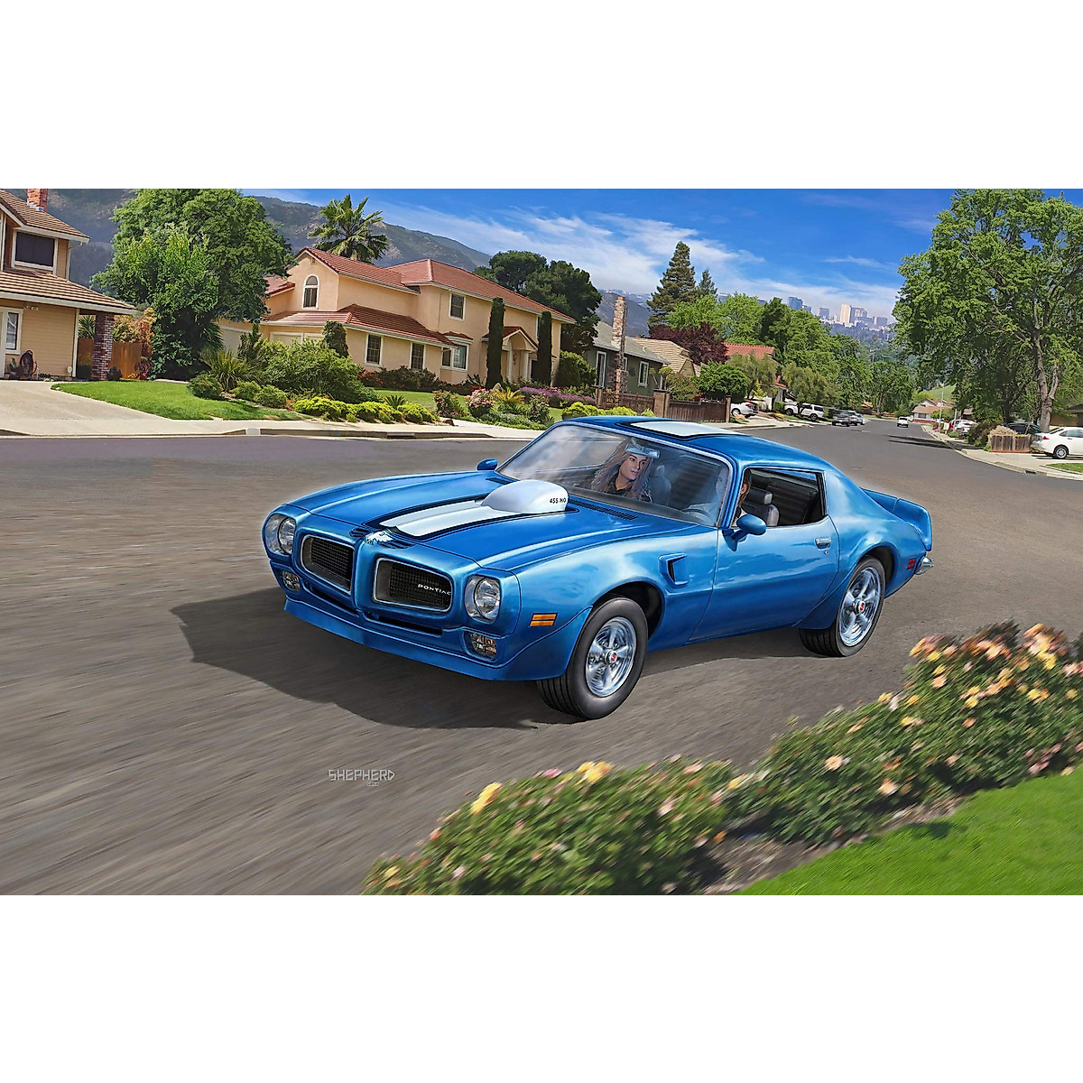 Revell 07672 1970 Pontiac Firebird 1:24 Scale Unbuilt/Unpainted Plastic Model Kit