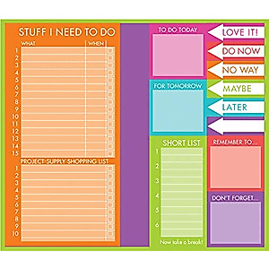 Book of Sticky Notes: Stuff I Need to Do - Brights