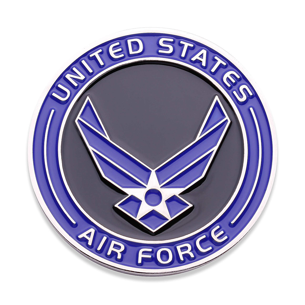 Air Force Senior Airman E4 Challenge Coin! United States Air Force Senior Airman Rank Military Coin. E-4 USAF Challenge Coin! Designed by Military Veterans - Officially Licensed Product!