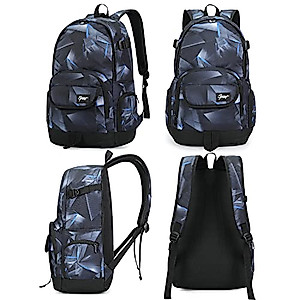 rickyh style School Backpack Travel Bag for Men & Women Lightweight College Back Pack with Laptop Compartmen (04JHHEI)