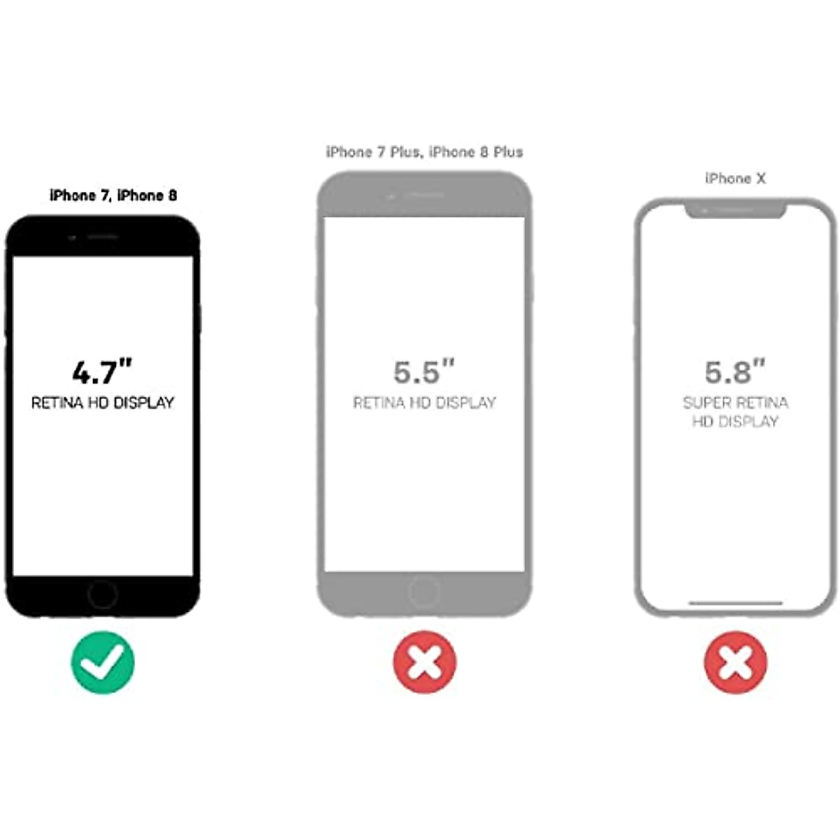 OtterBox Commuter Series Case for iPhone SE 3rd Gen (2022), iPhone SE 2nd (2020), iPhone 8, iPhone 7 (NOT Plus) - Non-Retail Packaging - Black