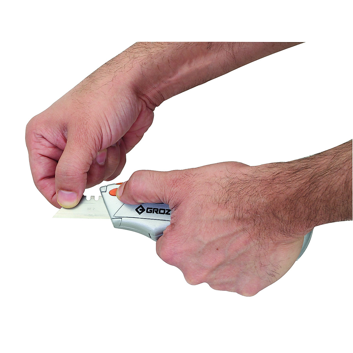 Groz 61500 Retra Knife with 6 SK2 Steel blades