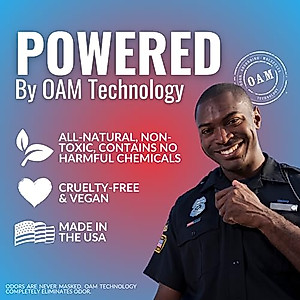 Arrest My Vest Military and Police Grade Odor Eliminating Spray for Body Armor Odor, Tactical Gear. Safe on K9's. Safe on All Ballistic Vests and Fabrics - New Night Shift Fragrance - 2 16 oz Bottles