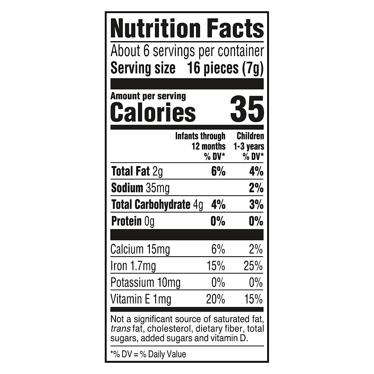 Gerber Snacks for Baby Lil Crunchies, Ranch, 1.48 Ounce (Pack of 6)