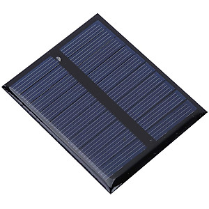 5V Solar Panel Charger, Polysilicon Waterproof Portable Solar Panel, Energy-Saving for Advertising Lights Low-Power Appliances