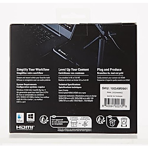 Elgato Cam Link 4K, External Camera Capture Card, Stream and Record with DSLR, Camcorder, ActionCam as Webcam in 1080p60, 4K30 for Video Conferencing, Home Office, Gaming, on OBS, Zoom, Teams, PC/Mac