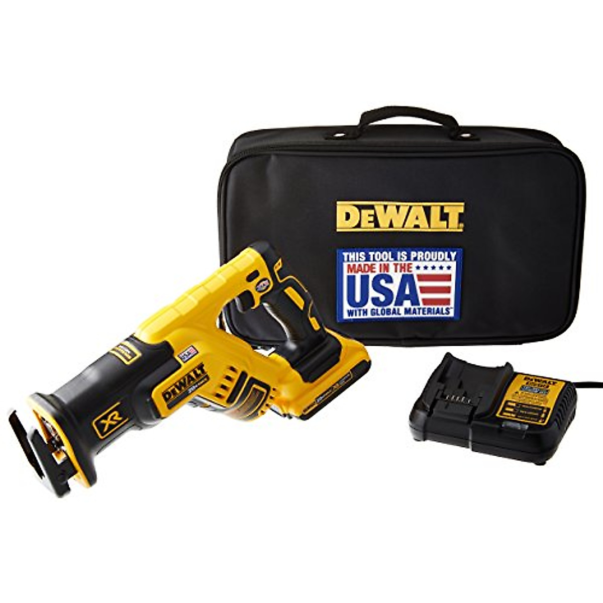 DEWALT 20V MAX* XR Compact Reciprocating Saw, 2.0-Amp Hour (DCS367D1)
