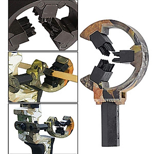 Alomejor Archery Compound Bow Archery Arrow Rest Round Replacement Brush Hunting Accessories(Camo)