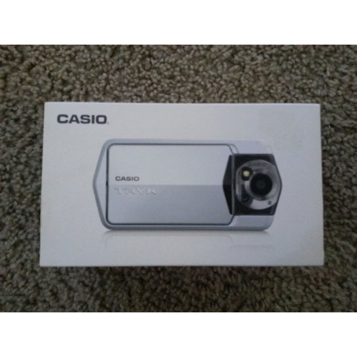 Casio TRYX Digital Camera with Full 1080p HD Video Capture and 3-Inch Touch Screen LCD (White)