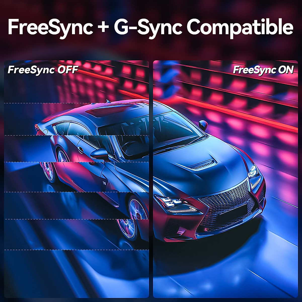 INNOCN 27G1G 27" Gaming Monitor 165Hz / 144Hz / 120Hz 1920 x 1080P FHD 1ms Fast IPS G-Sync Compatible HDMI DisplayPort 99% sRGB LED Computer PC Gaming Monitor, Eye Care, VESA Mountable, Black