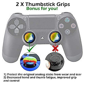 2 Pack 10ft PS4 Controller Charging Cable, Play and Charger Data Sync Cord for Sony Playstation 4/ PS4 Pro/ PS4 Slim/ PS4 Controllers, Microsoft Xbox One X/One S/One Elite/One Controllers (Black)