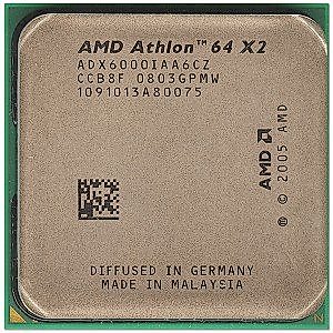 AMD Athlon 64 X2 6000+ Windsor 3.0GHz 2 x 1MB L2 Cache Socket AM2 125W Dual-Core Processor